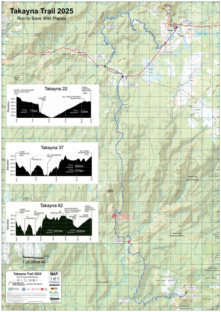 Takayna Trail 2025 Map by Terrainium Pty Ltd | Avenza Maps