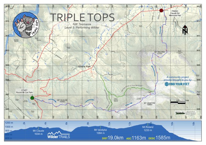 Triple Tops Map by Terrainium Pty Ltd | Avenza Maps