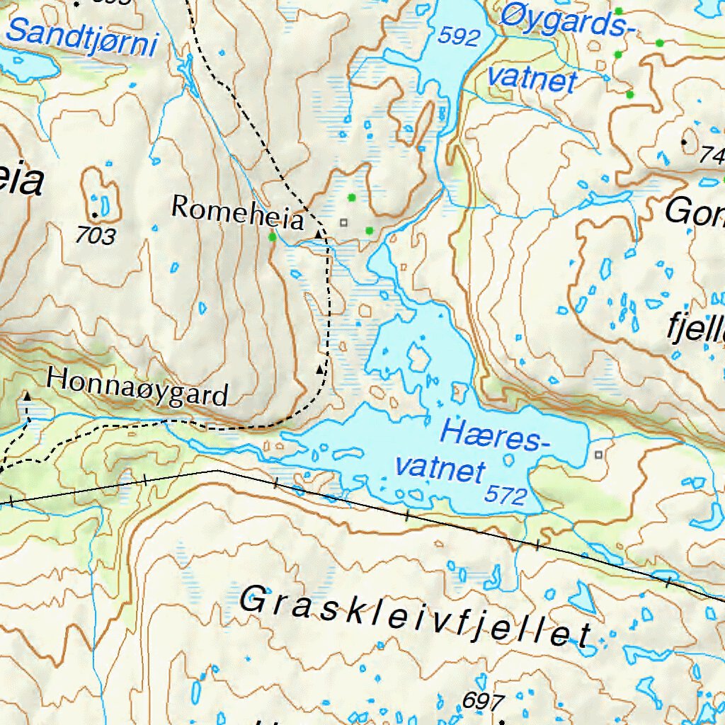 Municipality of Åseral Map by The Norwegian Mapping Authority | Avenza Maps