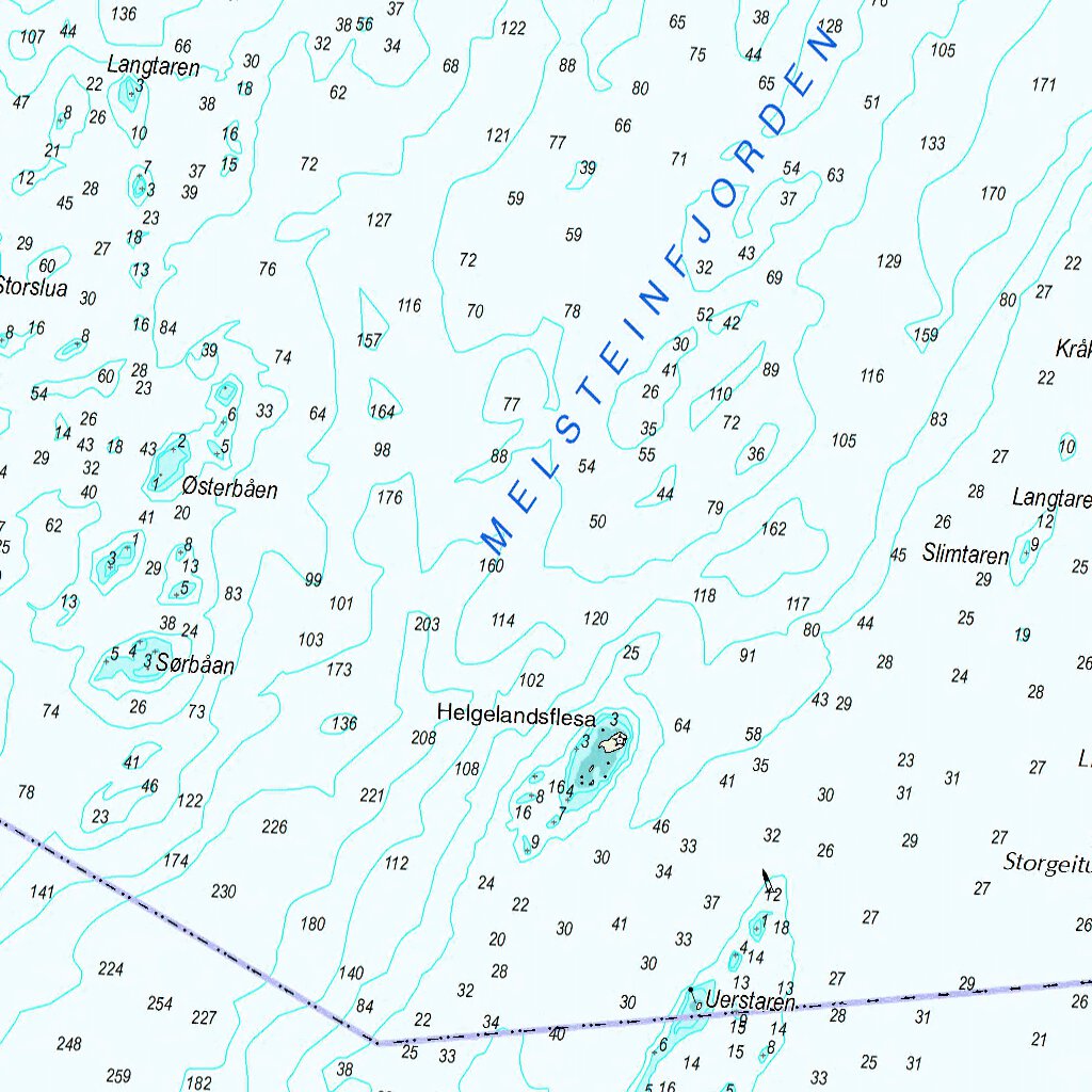 Municipality of Bindal Map by The Norwegian Mapping Authority | Avenza Maps