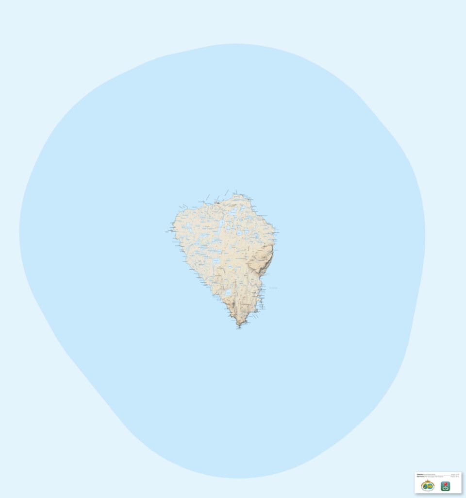 Svalbard - Bear Island Map by The Norwegian Mapping Authority | Avenza Maps