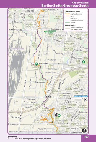 Bartley Smith Greenway South Map by The Regional Municipality of York ...