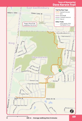 Dave Kerwin Trail Map by The Regional Municipality of York | Avenza Maps