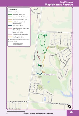 Maple Nature Reserve Map by The Regional Municipality of York | Avenza Maps