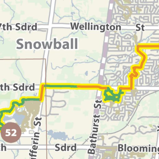 Oak Ridges Moraine Trail Map by The Regional Municipality of York ...