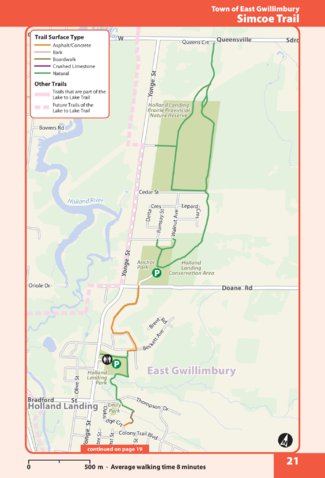 Simcoe Trail Map by The Regional Municipality of York | Avenza Maps