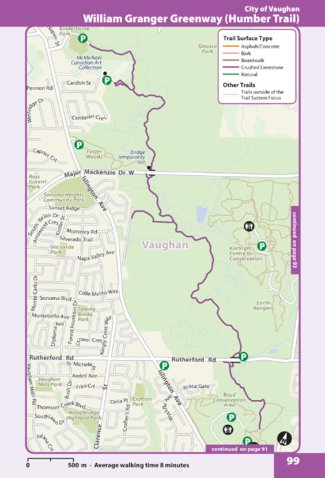 William Granger Greenway Map by The Regional Municipality of York ...