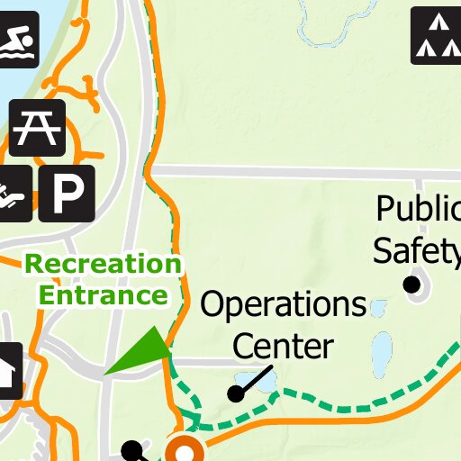 Baker Park Reserve Summer Map by Three Rivers Park District | Avenza Maps