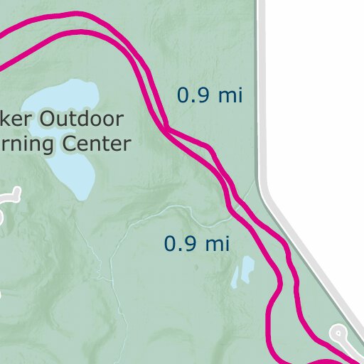 Baker Park Reserve Winter Map by Three Rivers Park District | Avenza Maps