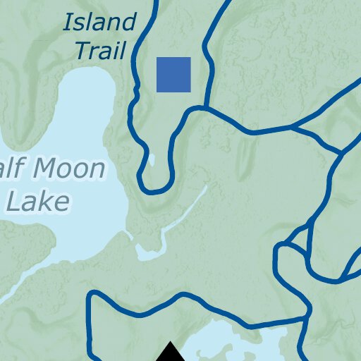 Baker Park Reserve Winter Map by Three Rivers Park District | Avenza Maps