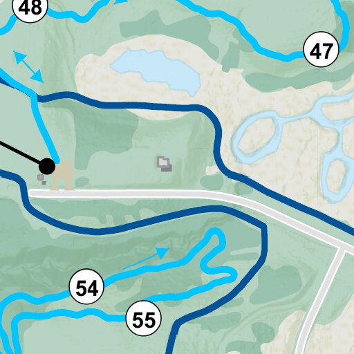 Carver Park Reserve Singletrack Trail Winter Map by Three Rivers Park ...