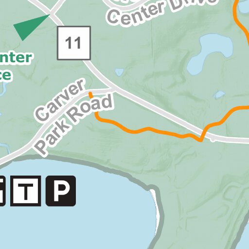 Carver Park Reserve Winter Map by Three Rivers Park District | Avenza Maps