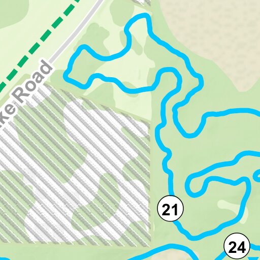 Elm Creek Park Reserve Singletrack Trail Map by Three Rivers Park ...