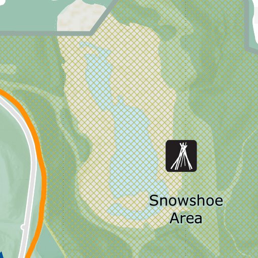 French Regional Park Winter Map by Three Rivers Park District | Avenza Maps