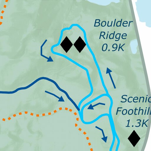 Hyland Lake Park Reserve Winter Map by Three Rivers Park District ...