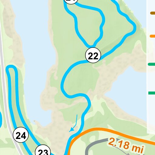 Lake Rebecca Park Reserve Singletrack Trail Map by Three Rivers Park ...