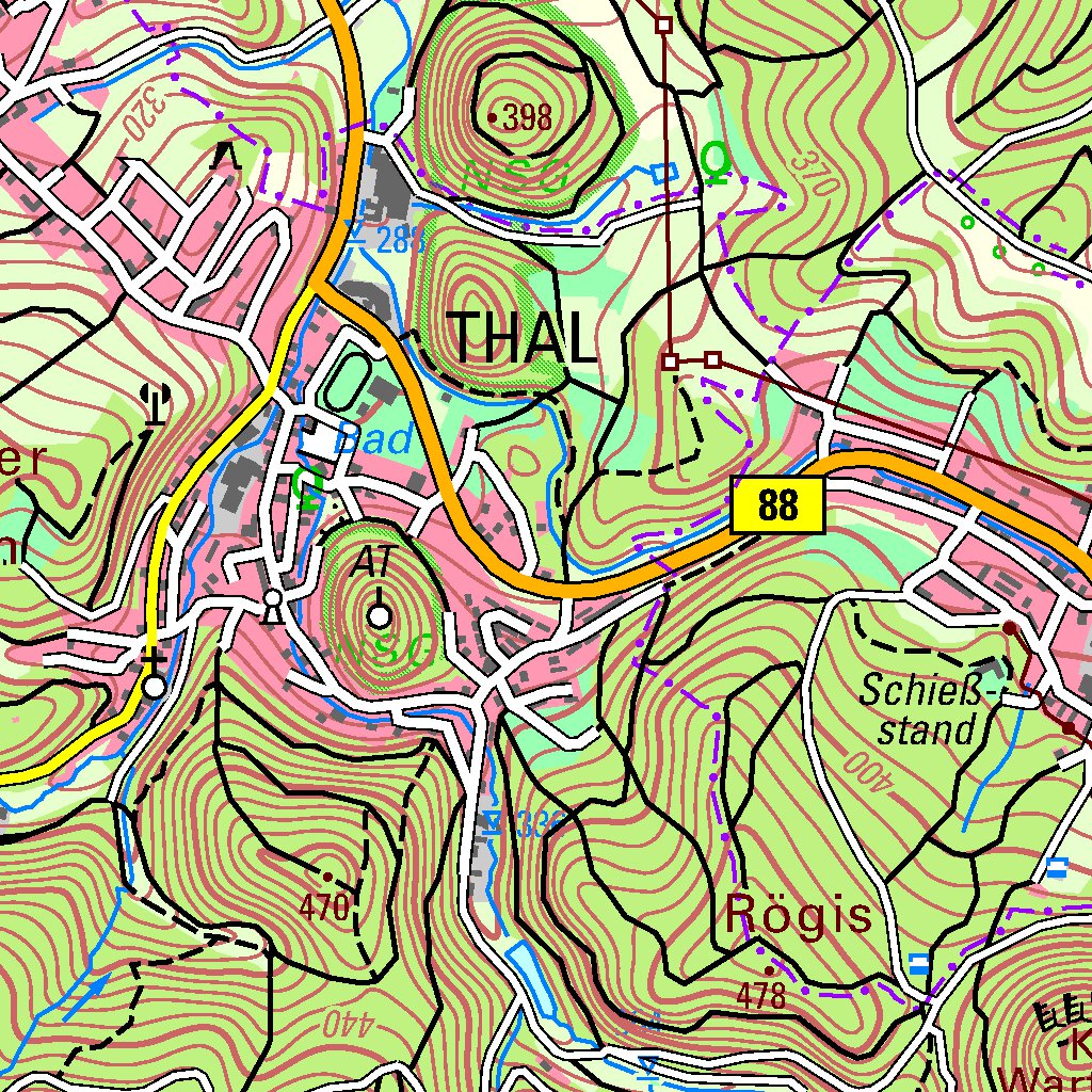 Eisenach O [L5128] Map by Thuringer Landesamt Fur Bodenmanagement Und ...