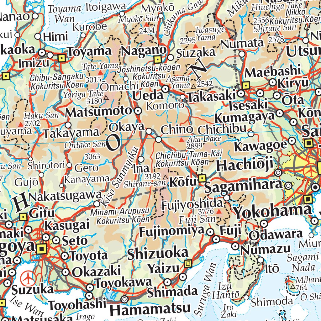 The Times Map of Asia (Northeast) by Times Maps | Avenza Maps