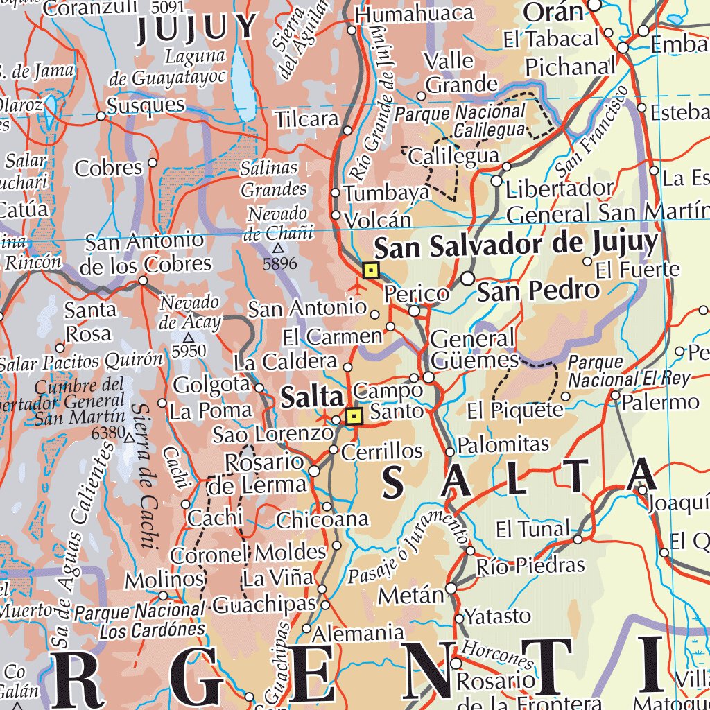 The Times Map of Bolivia, Peru, and Brazil (West) by Times Maps ...