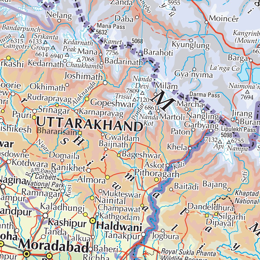 The Times Map of China (West) by Times Maps | Avenza Maps