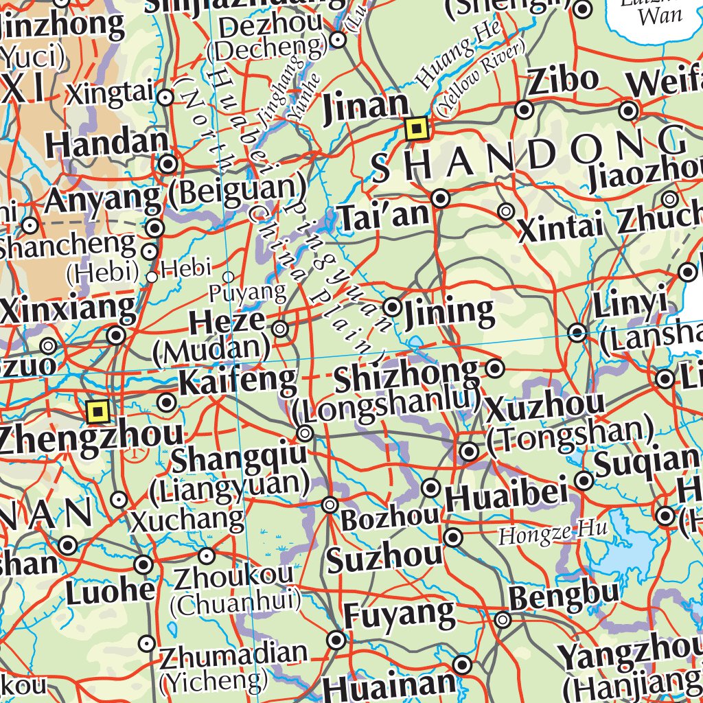 The Times Map of East Asia by Times Maps | Avenza Maps