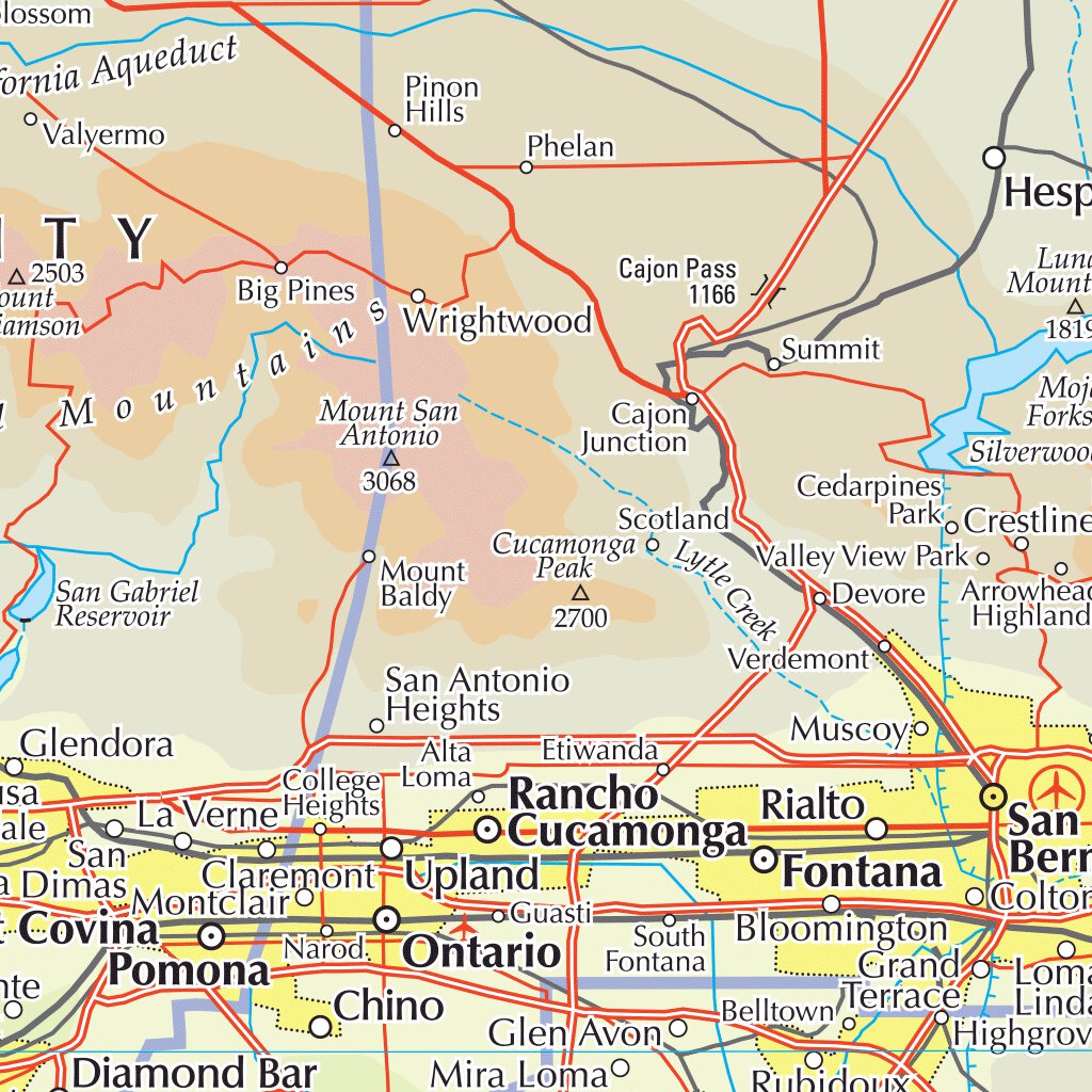 The Times Map of Los Angeles (United States) by Times Maps | Avenza Maps