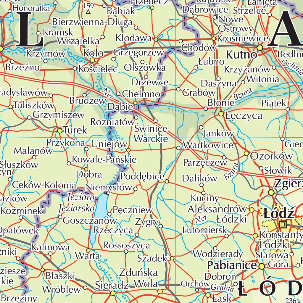 The Times Map of Poland by Times Maps | Avenza Maps