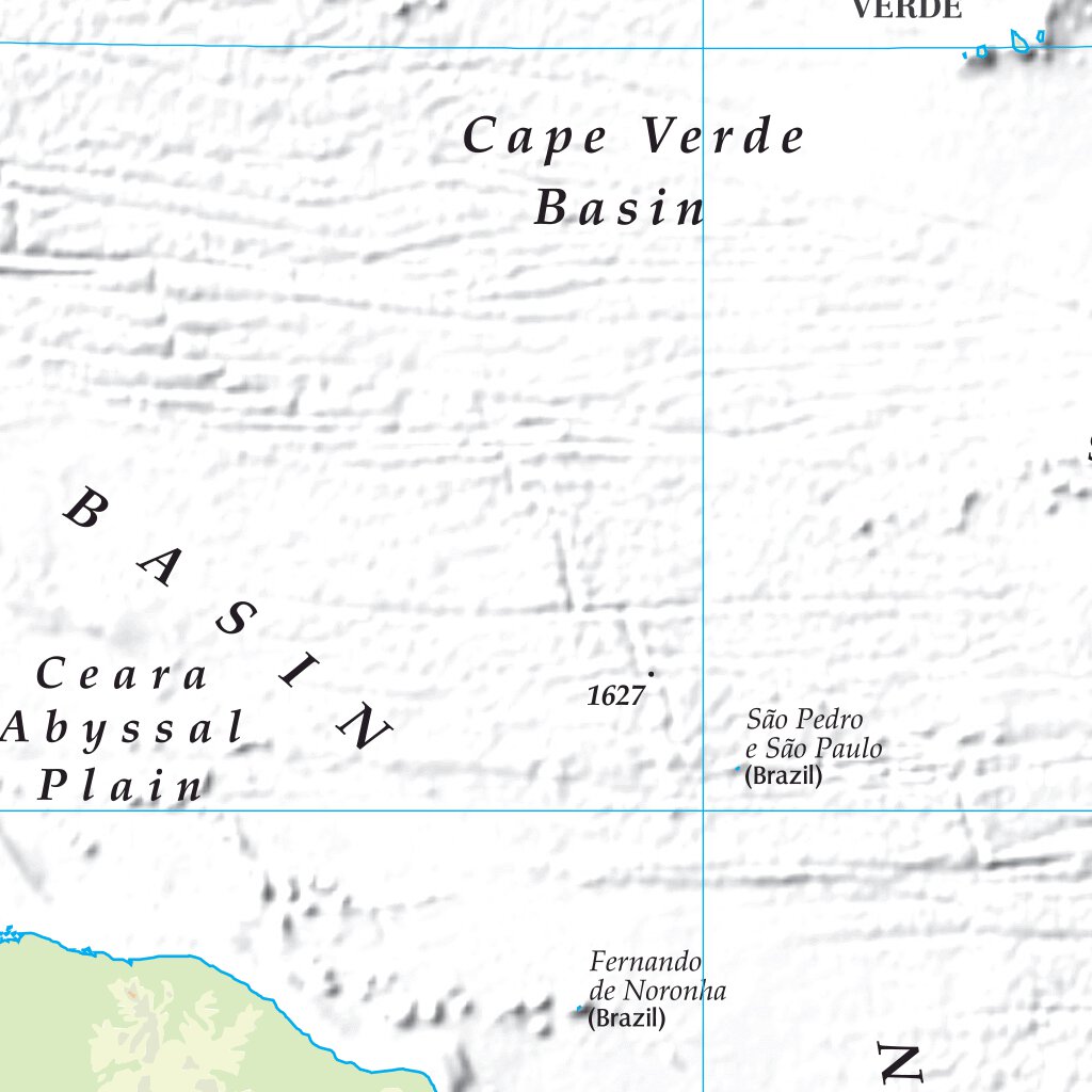 The Times Map of the Atlantic Ocean by Times Maps | Avenza Maps