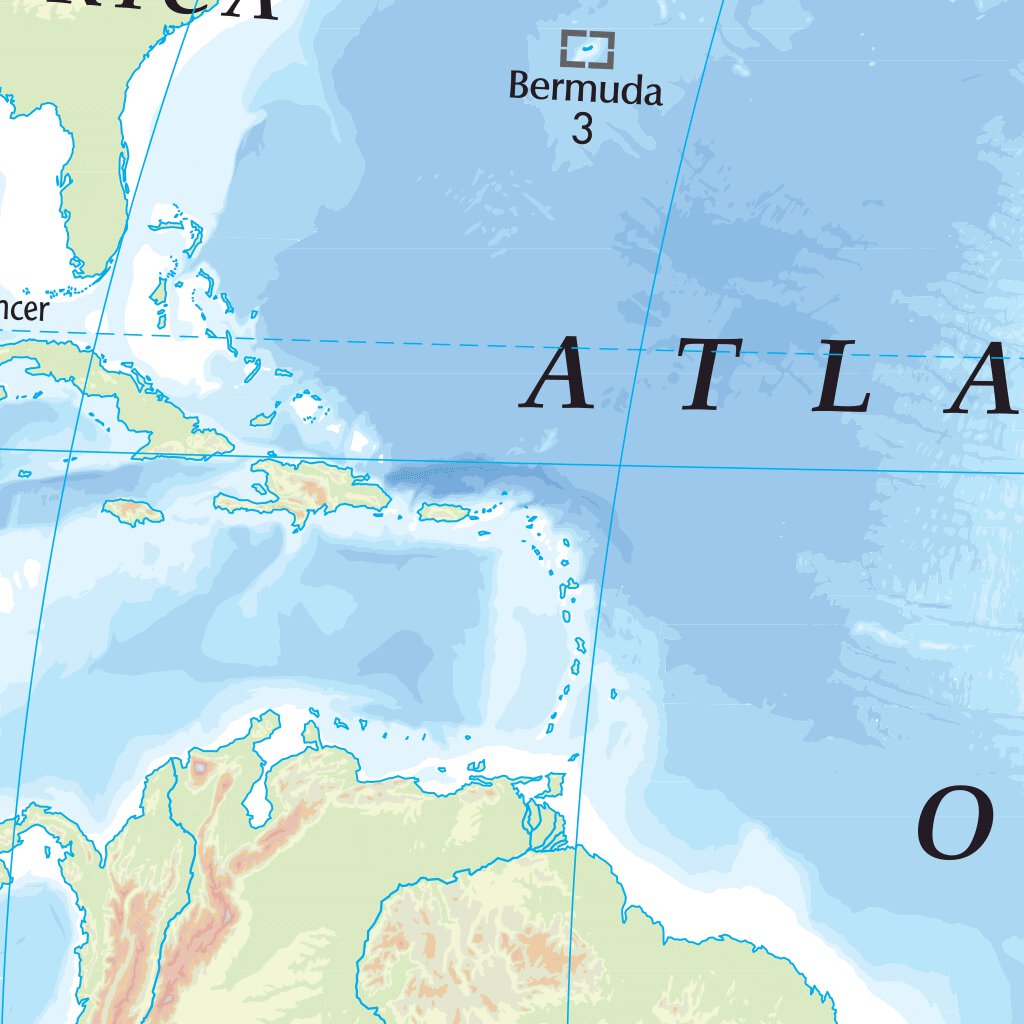 The Times Map of the Atlantic Ocean Islands by Times Maps | Avenza Maps