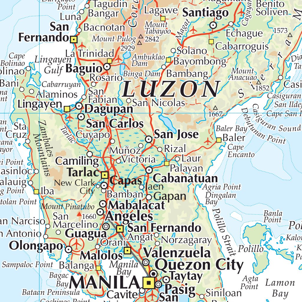 The Times Map of the Philippines by Times Maps | Avenza Maps