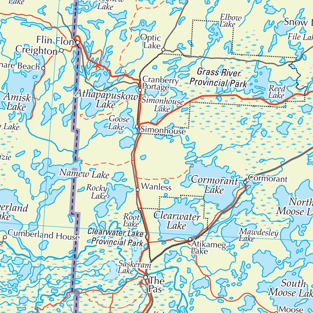 The Times Map of the Prairies (Canada) by Times Maps | Avenza Maps