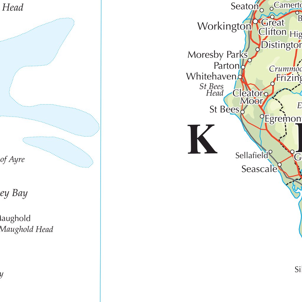 The Times Map of the United Kingdom: England (North) and Northern ...