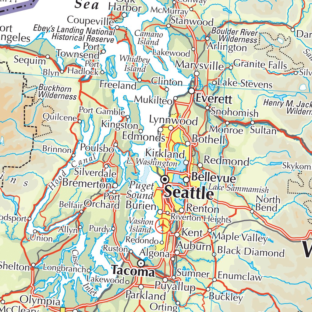 The Times Map of the United States (Northwest) by Times Maps | Avenza Maps