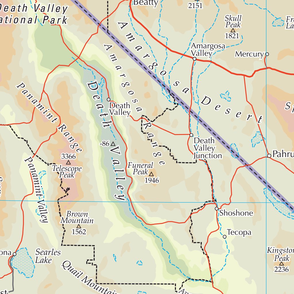 The Times Map of the United States (Southwest) by Times Maps | Avenza Maps