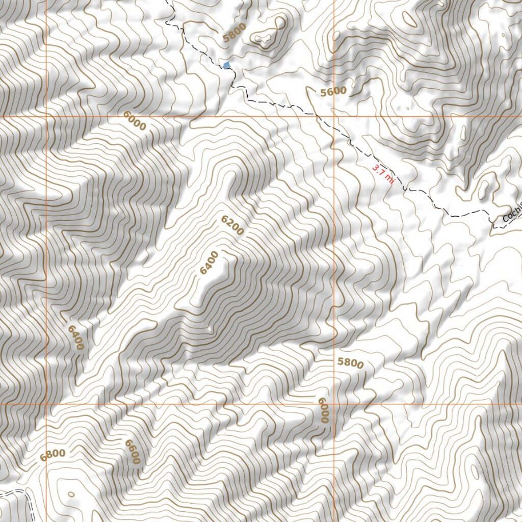 Cochise Stronghold Map by Tod's Topos | Avenza Maps
