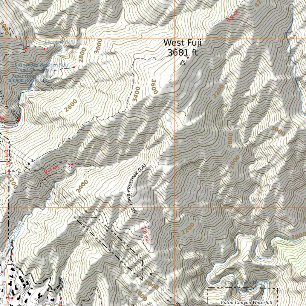 Echo Mountain Map by Tod's Topos | Avenza Maps