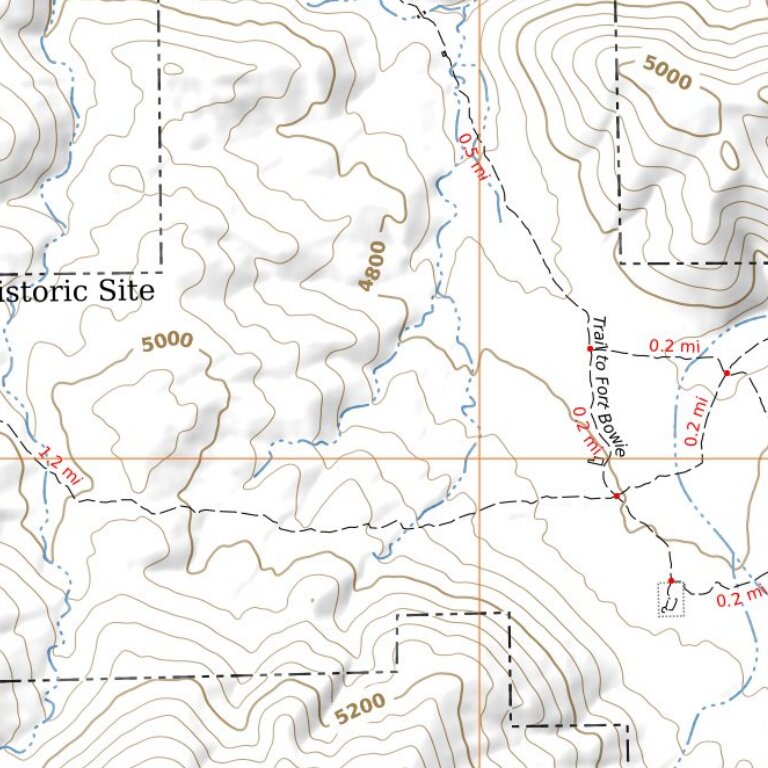 Fort Bowie National Historic Site Map by Tod's Topos | Avenza Maps