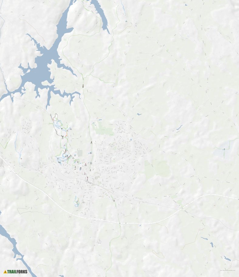 Askim Mountain Bike Trails Map by Trailforks | Avenza Maps