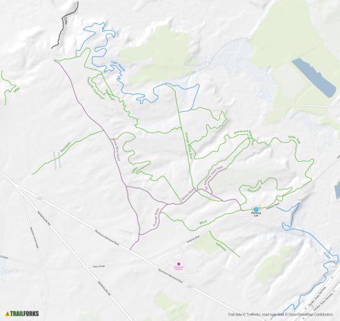 Howell Mountain Bike Trails Map by Trailforks | Avenza Maps
