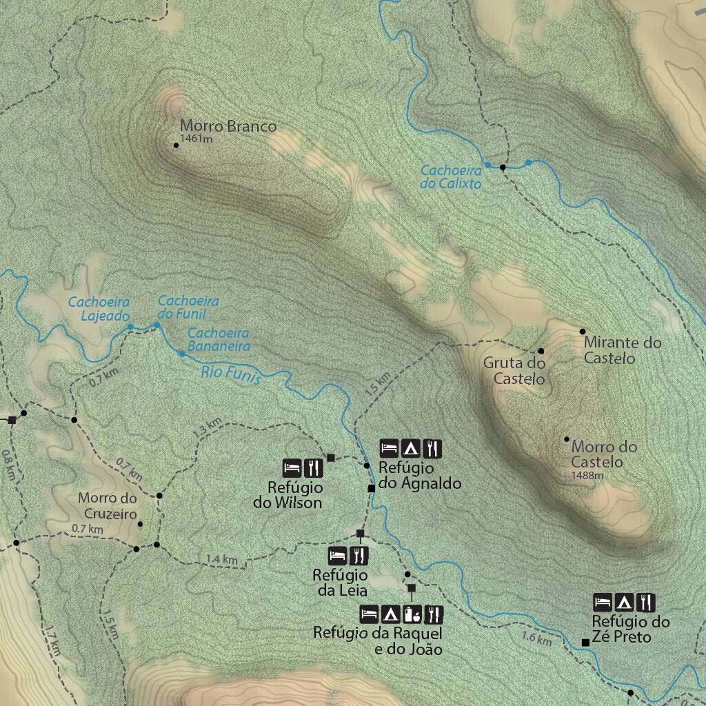 Vale do Pati - Chapada Diamantina - 1:30000 Map by Trilhas Perdidas ...