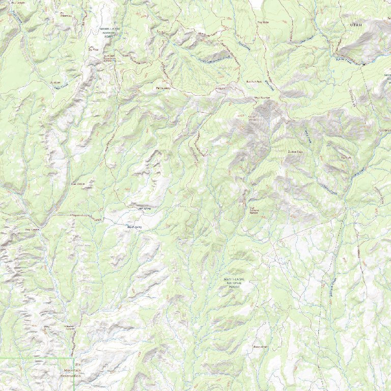Blanding to Moab - Lockhart Basin - San Juan CO UT Map by Trusted Trail ...