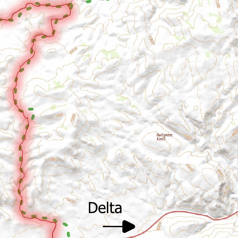 Conger Mountains Trail System - Millard CO UT Map by Trusted Trail Maps ...