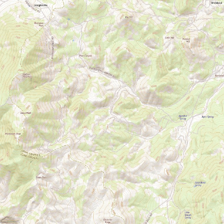 Eureka Alans Ranch Lonesome Pine Loop Utah Map by Trusted Trail Maps ...