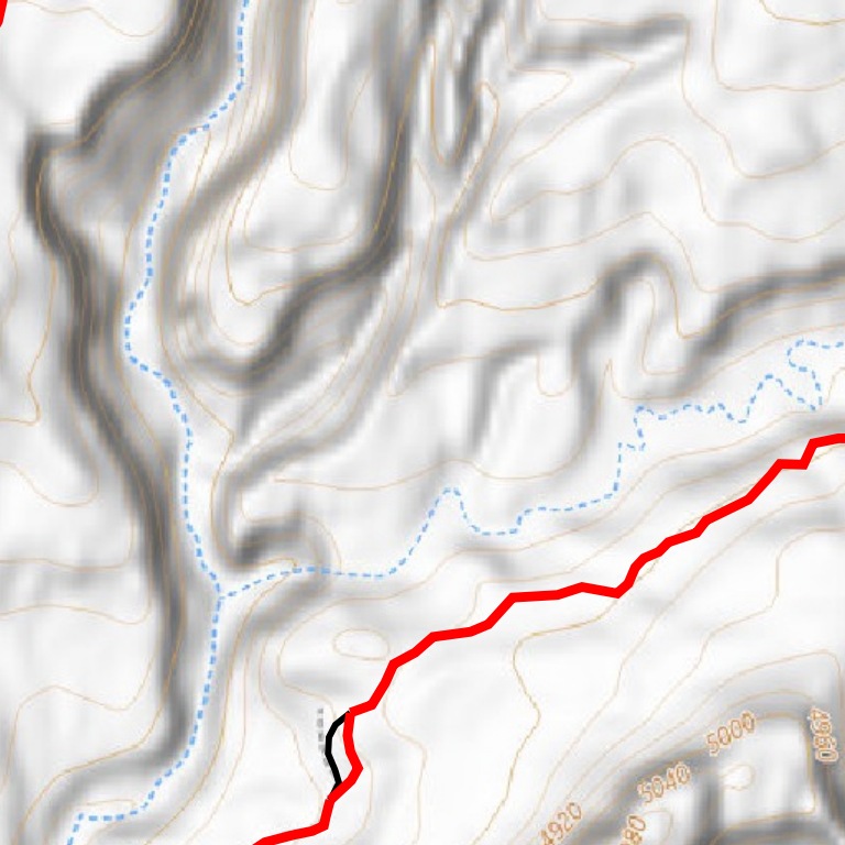 Gold Bar Rim / Rusty Nail - Rated 8 Map by Trusted Trail Maps Inc ...