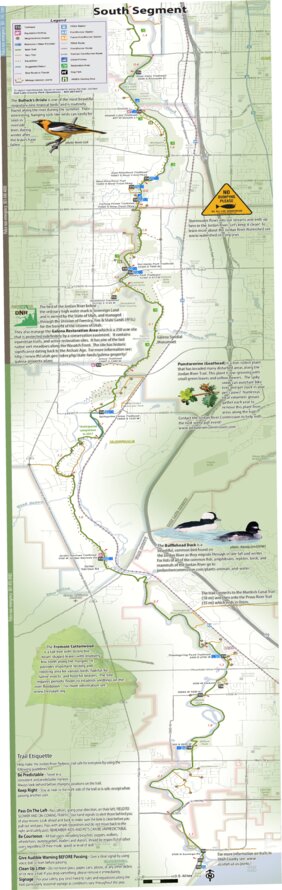 Jordan River Trail Map South - 90000 So South to Utah Lake by Trusted ...