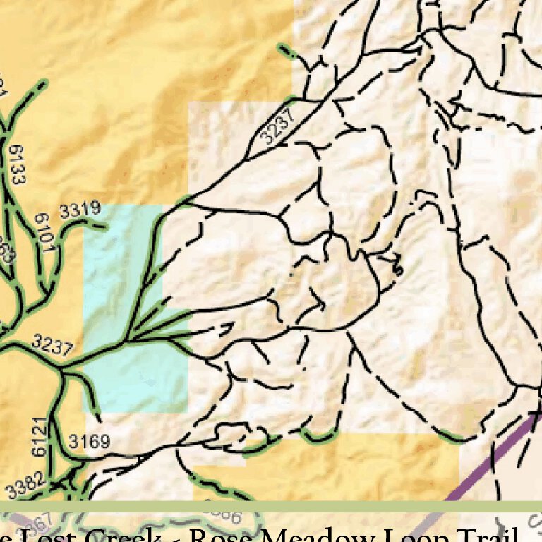 LostCreek / Rose Meadow Loop - Aurora Utah Map by Trusted Trail Maps ...