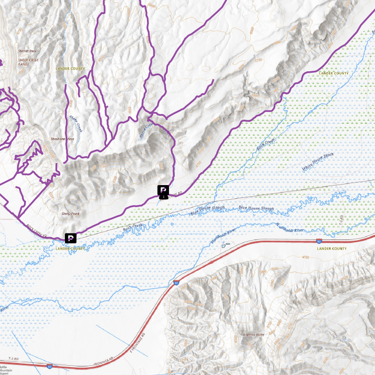 Midas OHV Trails - Nevada Map by Trusted Trail Maps Inc. | Avenza Maps