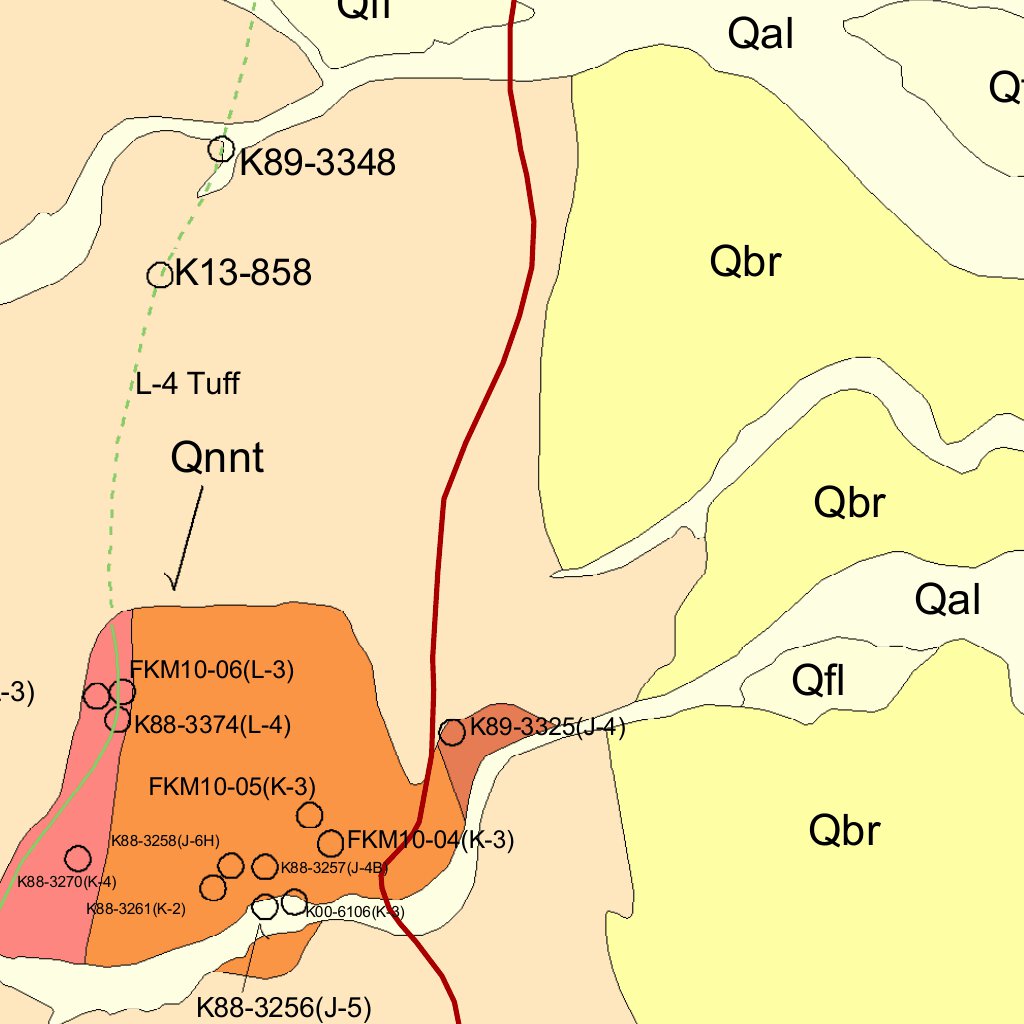 NW Lake Turkana Geologic Map by Turkana Basin Institute | Avenza Maps