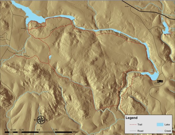 Dog Run Hollow Trail System Map by U.S. Fish & Wildlife Service ...