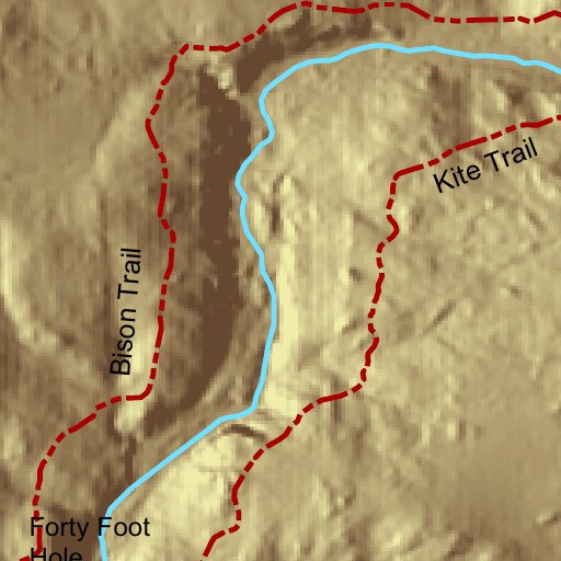 Dog Run Hollow Trail System Map by U.S. Fish & Wildlife Service ...
